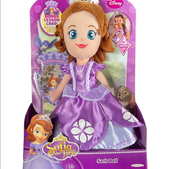 Disney | Toys | Nib Sofia The First Plush Doll | Poshmark